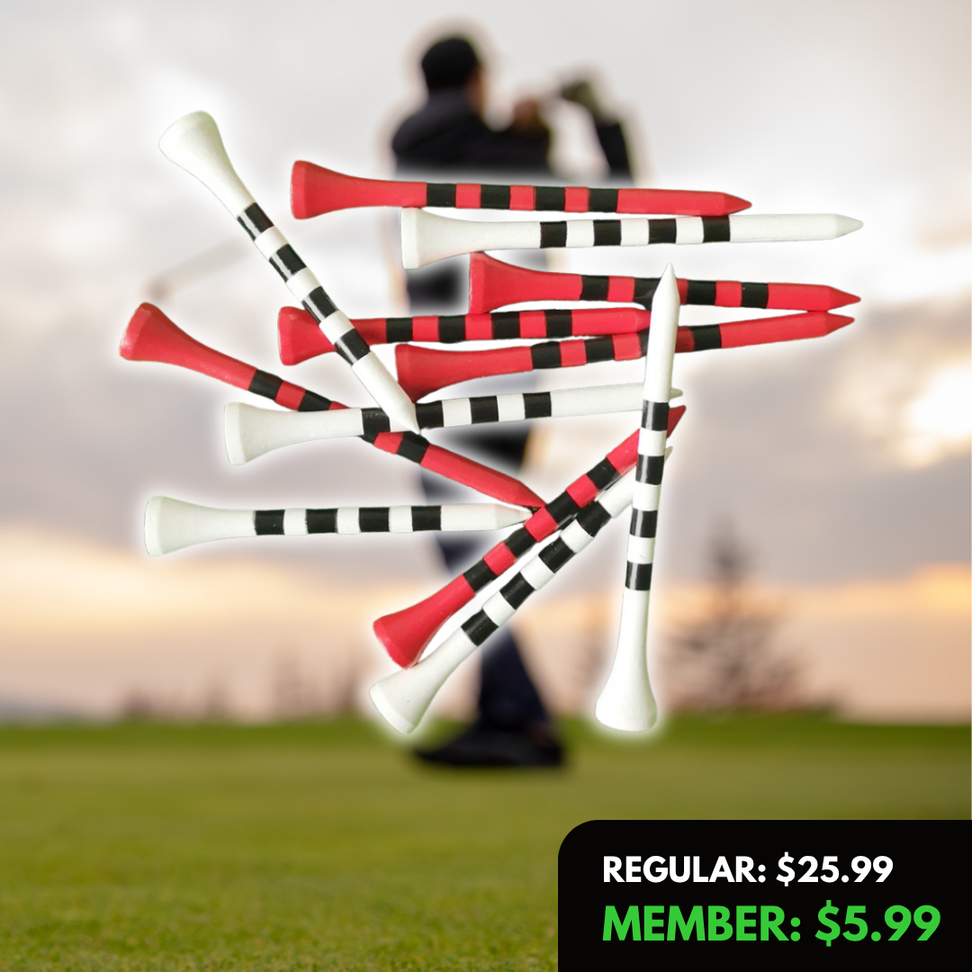 LongShot Golf Tee Set (100 Pack) – Easy Birdie Golf